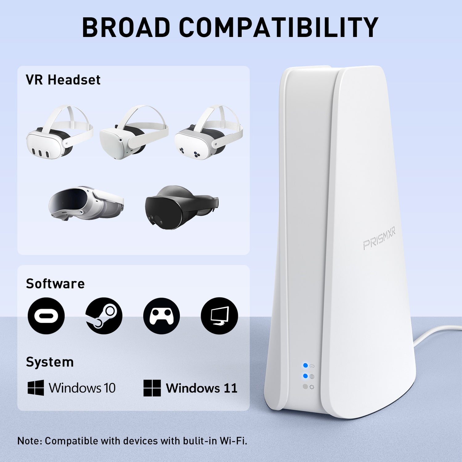 Puppis S1 Lite AX1500 Specialized Router for PC-VR Streaming – PrismXR